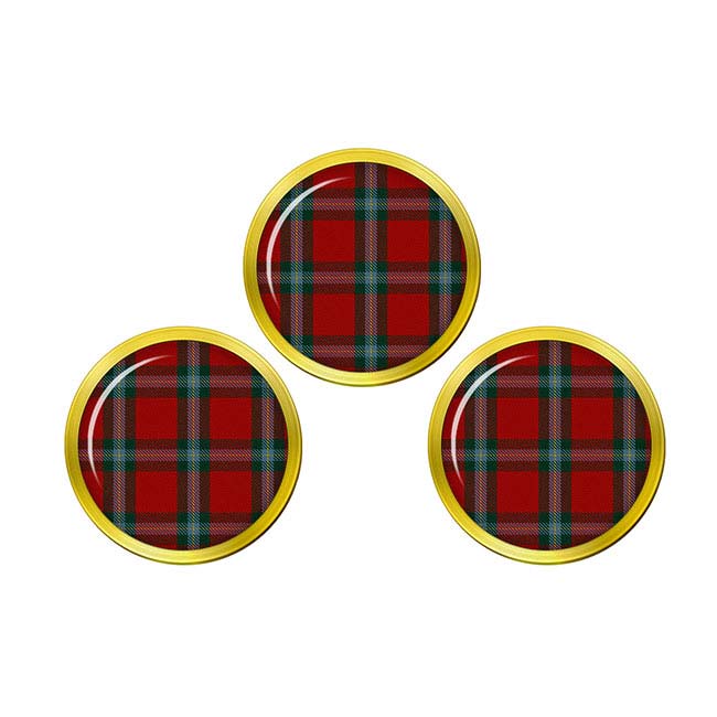 Maclaine Scottish Tartan Golf Ball Markers - Family Crests