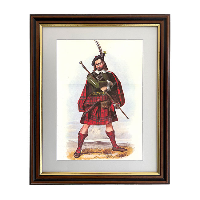 Maclean Scottish Clansman Print - Family Crests