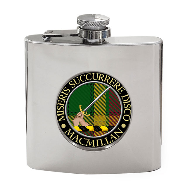 MacMillan Scottish Clan Crest Hip Flask - Family Crests