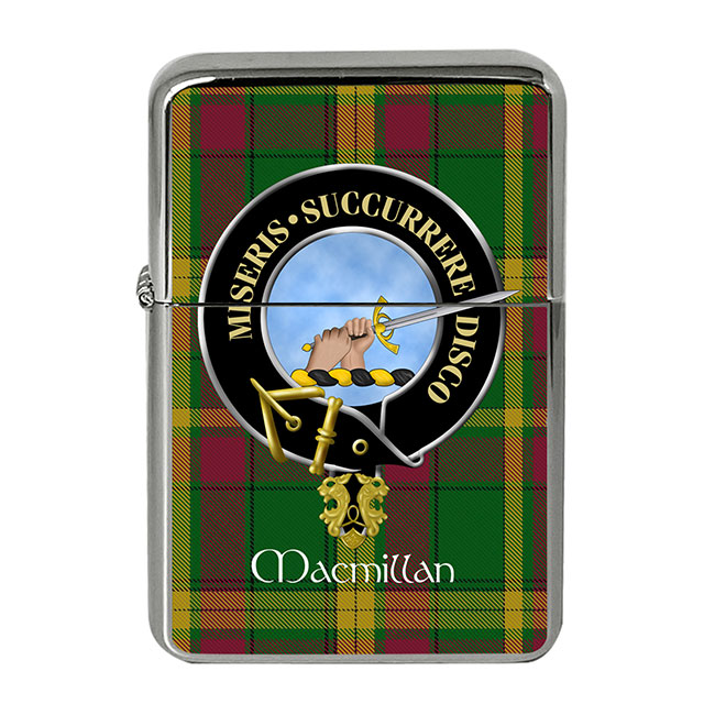 MacMillan Scottish Clan Crest Flip Top Lighter - Family Crests