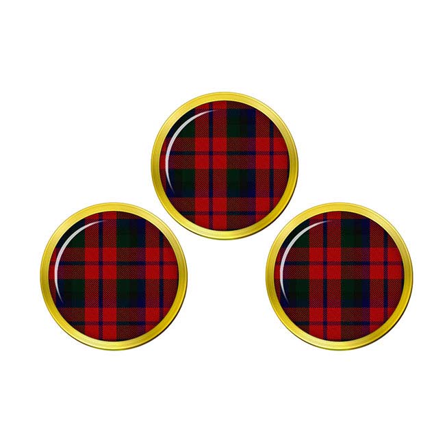 Macnaghten Scottish Tartan Golf Ball Markers - Family Crests