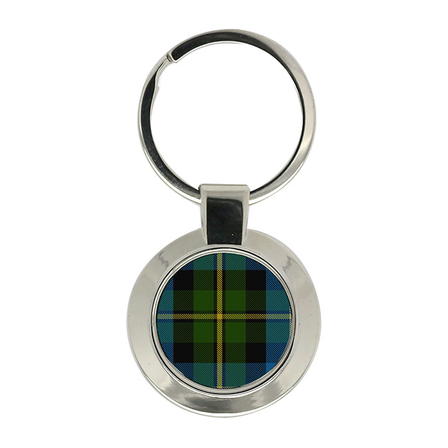 MacNeil Scottish Tartan Key Ring - Family Crests