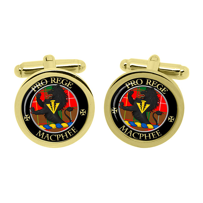 Macphee (Modern) Scottish Clan Crest Cufflinks - Family Crests