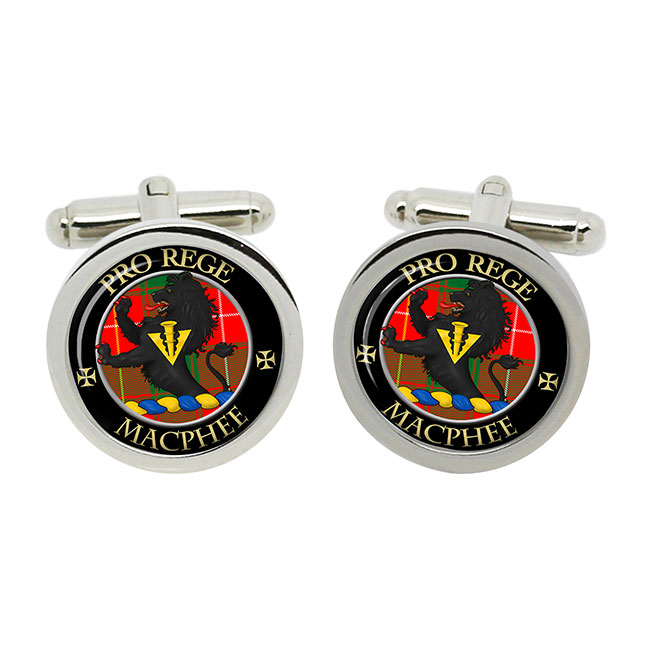 Macphee (Modern) Scottish Clan Crest Cufflinks - Family Crests