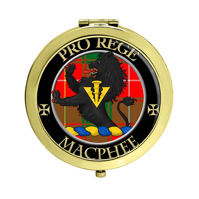 Macphee (Modern) Scottish Clan Crest Compact Mirror - Family Crests