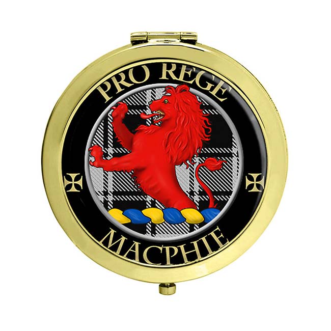 Macphie (Ancient) Scottish Clan Crest Compact Mirror - Family Crests