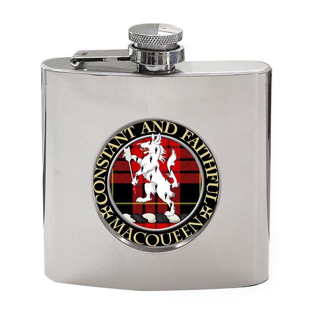 Macqueen Scottish Clan Crest Hip Flask - Family Crests