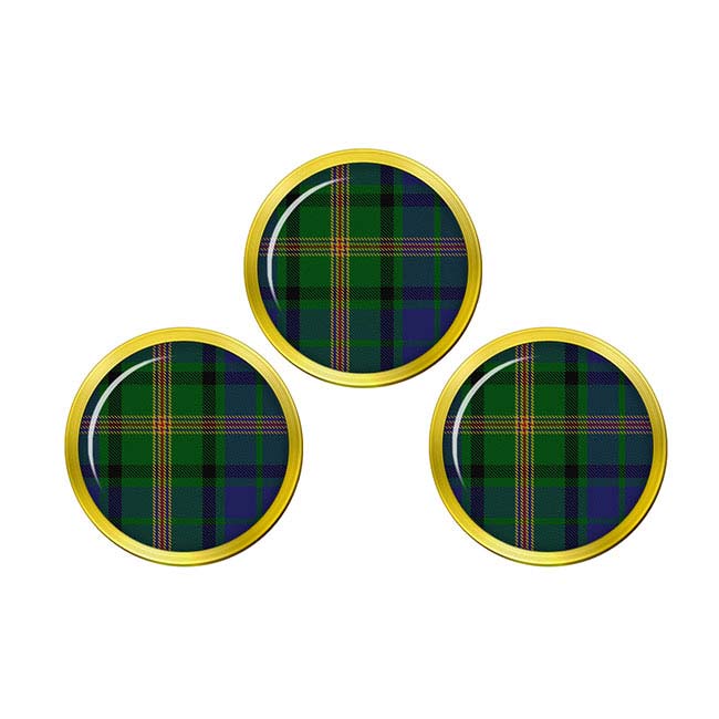 Maitland Scottish Tartan Golf Ball Markers - Family Crests