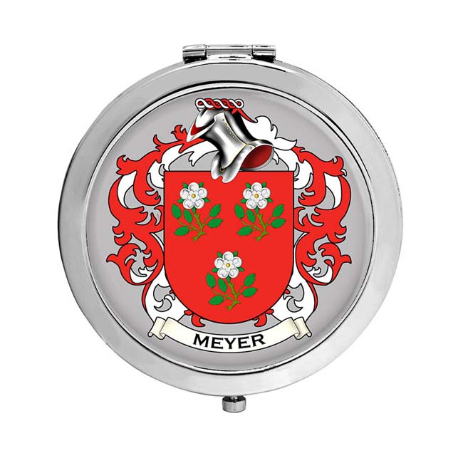 Meyer (Swiss) Coat of Arms Compact Mirror - Family Crests
