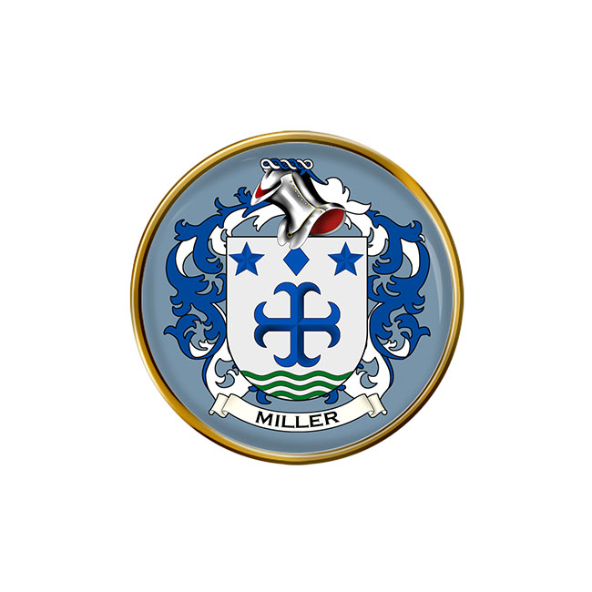 Miller (Scotland) Coat of Arms Pin Badge - Family Crests