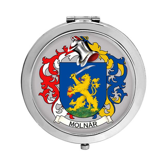 Molnár (Hungary) Coat of Arms Compact Mirror - Family Crests