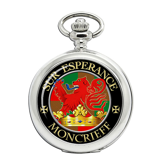 Moncrieff Scottish Clan Crest Pocket Watch - Family Crests