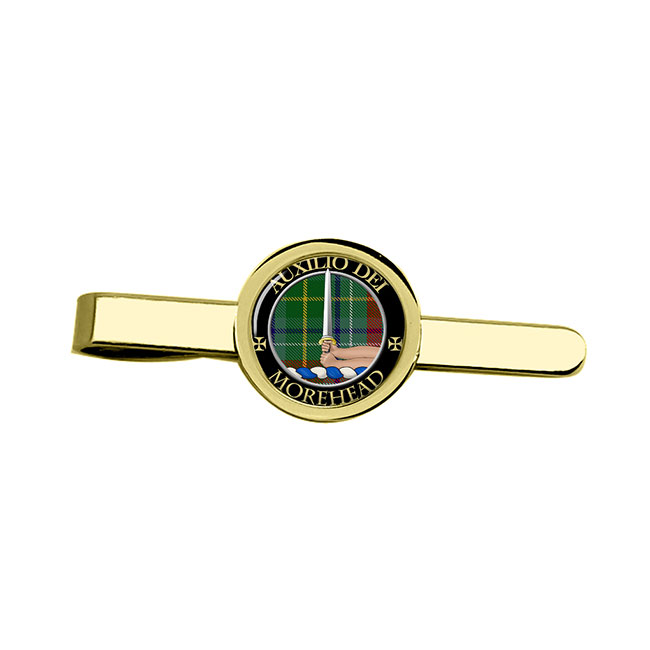 Morehead Scottish Clan Crest Tie Clip - Family Crests