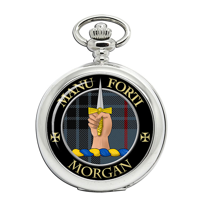 Morgan Scottish Clan Crest Pocket Watch - Family Crests