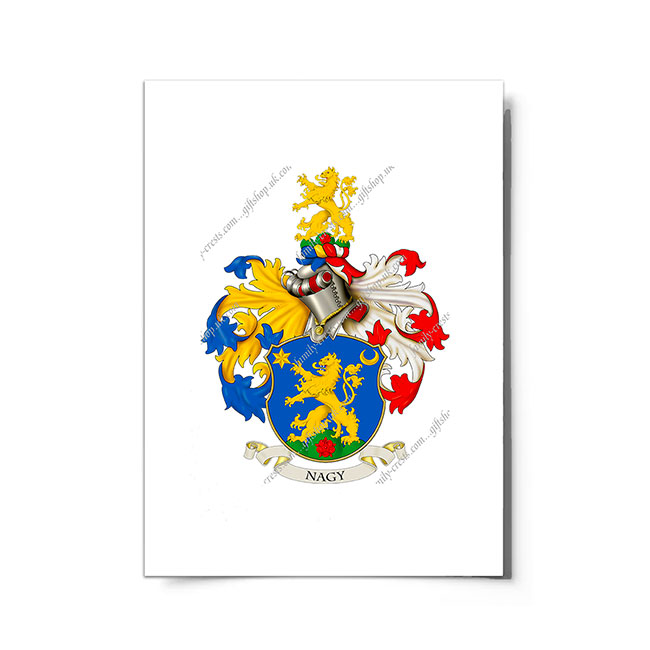 Nagy (Hungary) Coat of Arms Print - Family Crests