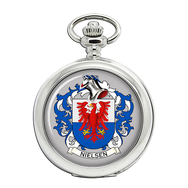 Nielsen (Denmark) Coat of Arms Pocket Watch - Family Crests