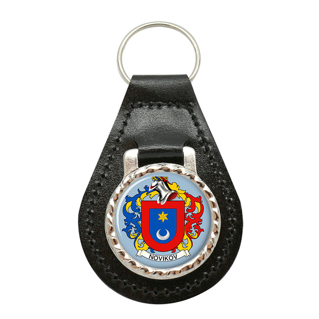 Novikov (Russia) Coat of Arms Key Fob - Family Crests