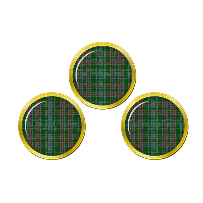 Ralston Scottish Tartan Golf Ball Markers - Family Crests