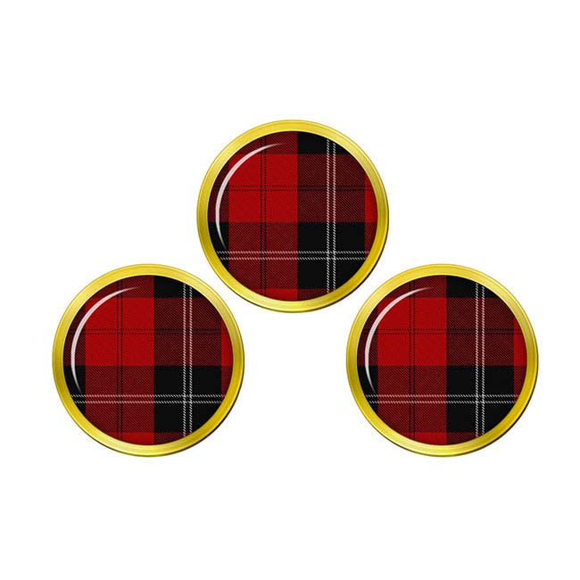 Ramsay Scottish Tartan Golf Ball Markers - Family Crests