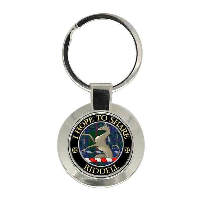 Riddell Scottish Clan Crest Key Ring - Family Crests