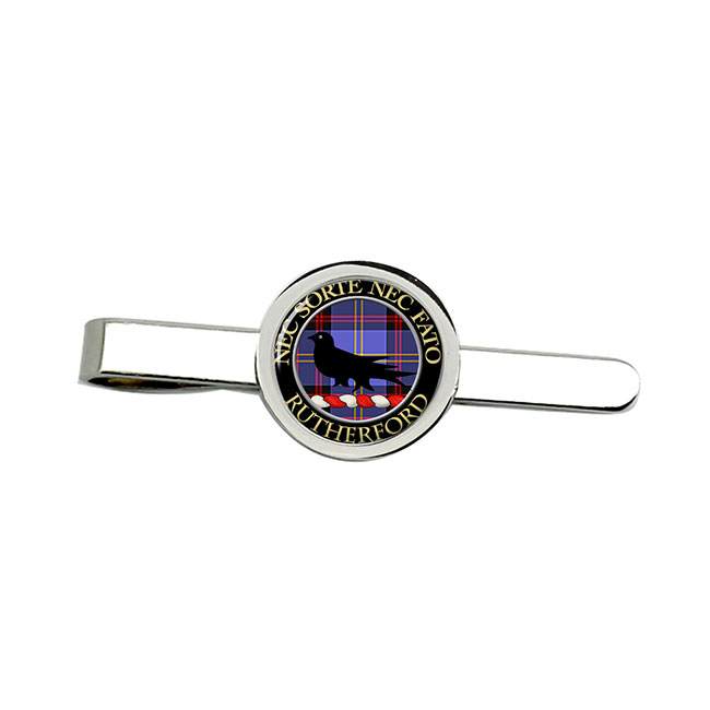 Rutherford Scottish Clan Crest Tie Clip - Family Crests