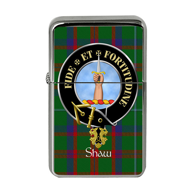 Shaw Scottish Clan Crest Flip Top Lighter - Family Crests