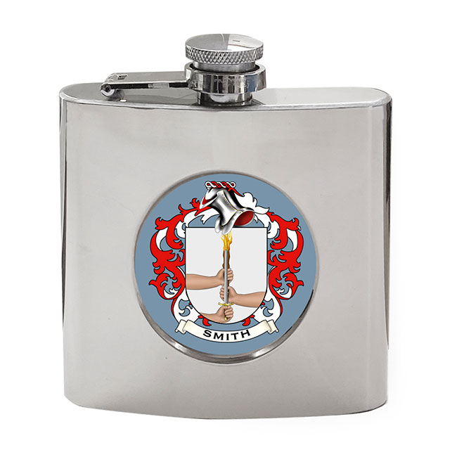 Smith (Ireland) Coat of Arms Hip Flask - Family Crests