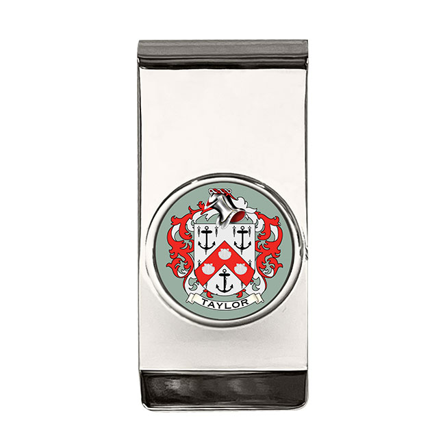 Taylor (England) Coat of Arms Money Clip - Family Crests