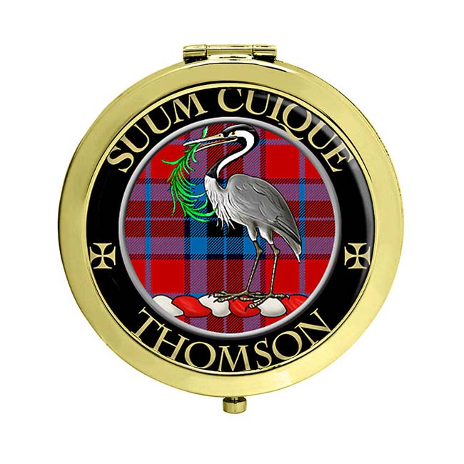 Thomson Scottish Clan Crest Compact Mirror - Family Crests