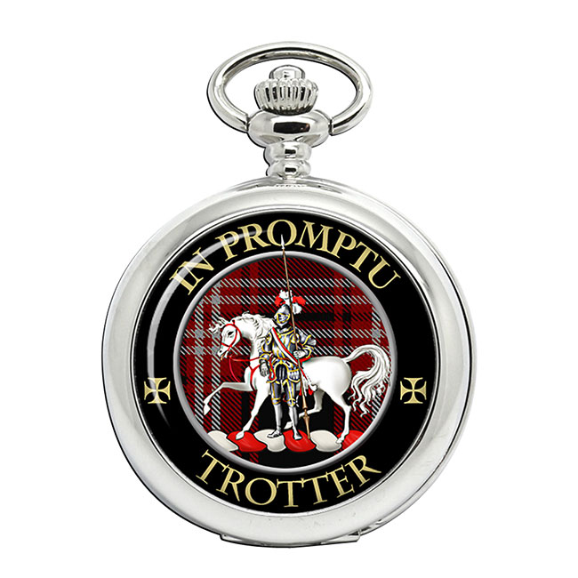 Trotter Scottish Clan Crest Pocket Watch - Family Crests