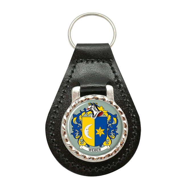 Weber (Germany) Coat of Arms Key Fob - Family Crests