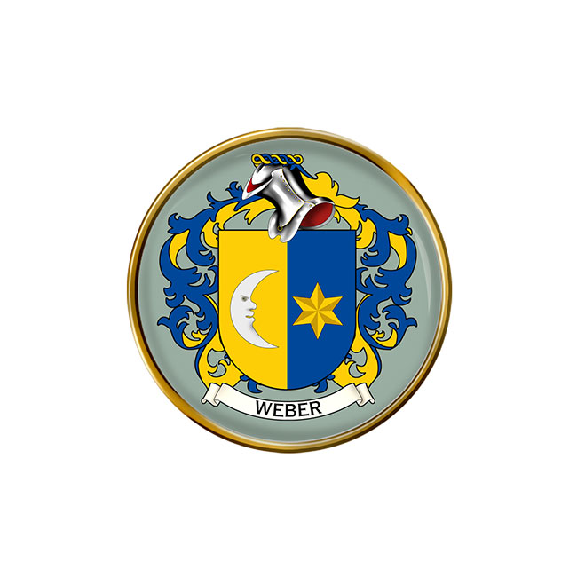 Weber (Germany) Coat of Arms Pin Badge - Family Crests