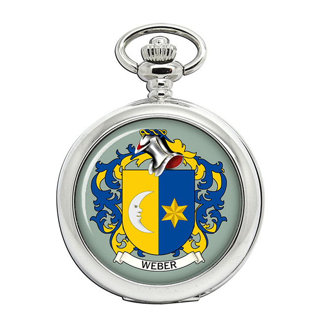 Weber (Germany) Coat of Arms Pocket Watch - Family Crests