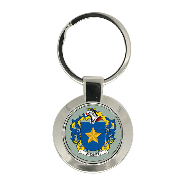 Weber (Swiss) Coat of Arms Key Ring - Family Crests