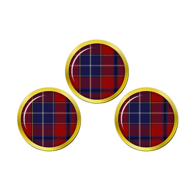 Wishart Scottish Tartan Golf Ball Markers - Family Crests