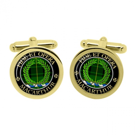 MacArthur (Ancient) Scottish Clan Crest Cufflinks - Family Crests