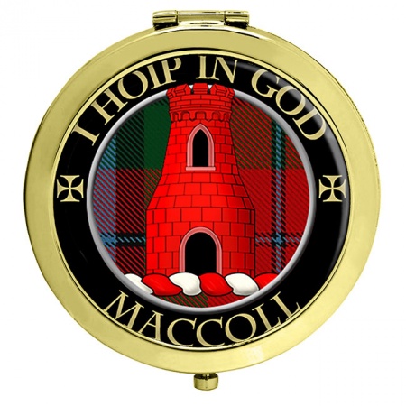 MacColl Scottish Clan Crest Compact Mirror - Family Crests