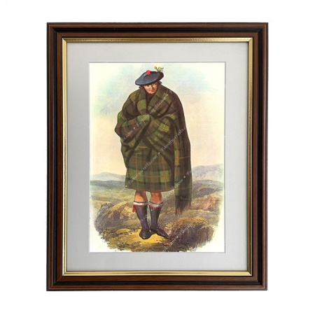 MacLennan Scottish Clansman Ready to Frame Print - Family Crests