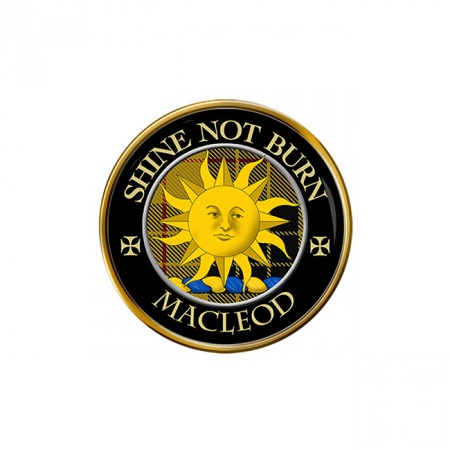 Macleod of Lewis (Shine not Burn Motto) Scottish Clan Crest Cufflink ...