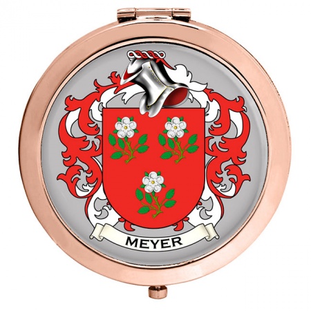 Meyer (Swiss) Coat of Arms Compact Mirror - Family Crests