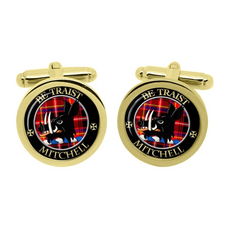 Mitchell (Innes) Scottish Clan Crest Cufflink and Tie Clip Set - Family ...