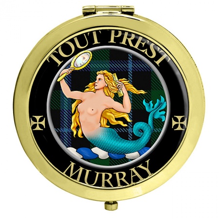 Murray (mermaid crest) Scottish Clan Crest Compact Mirror - Family Crests