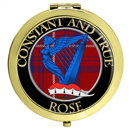 Rose Scottish Clan Crest Compact Mirror - Family Crests